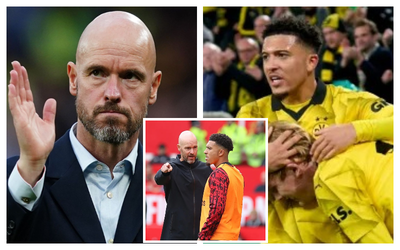 ERIK-ONCILIATION! Ten Hag opens door to SHOCK Jadon Sancho return after ...