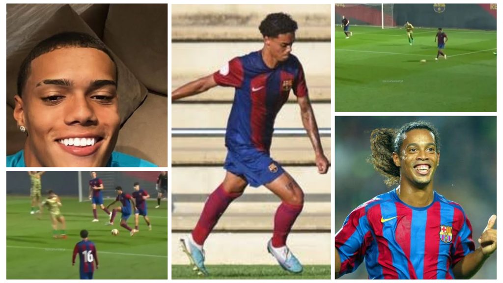 SHOCK! Ronaldinho's Son (19) EMERGES at Barcelona, But His POSITION ...