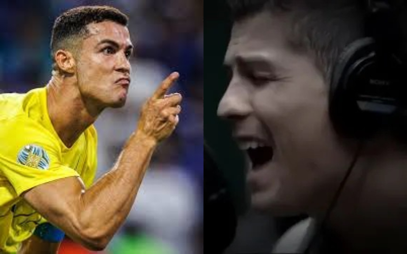 WATCH: Cristiano Ronaldo shocks fans with ANGELIC VOICE as hilarious ...