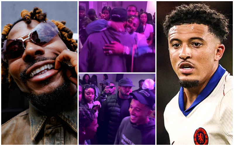 WE GLOBAL NOW! Watch Jadon Sancho link up with Nigerian Afrobeats star ...