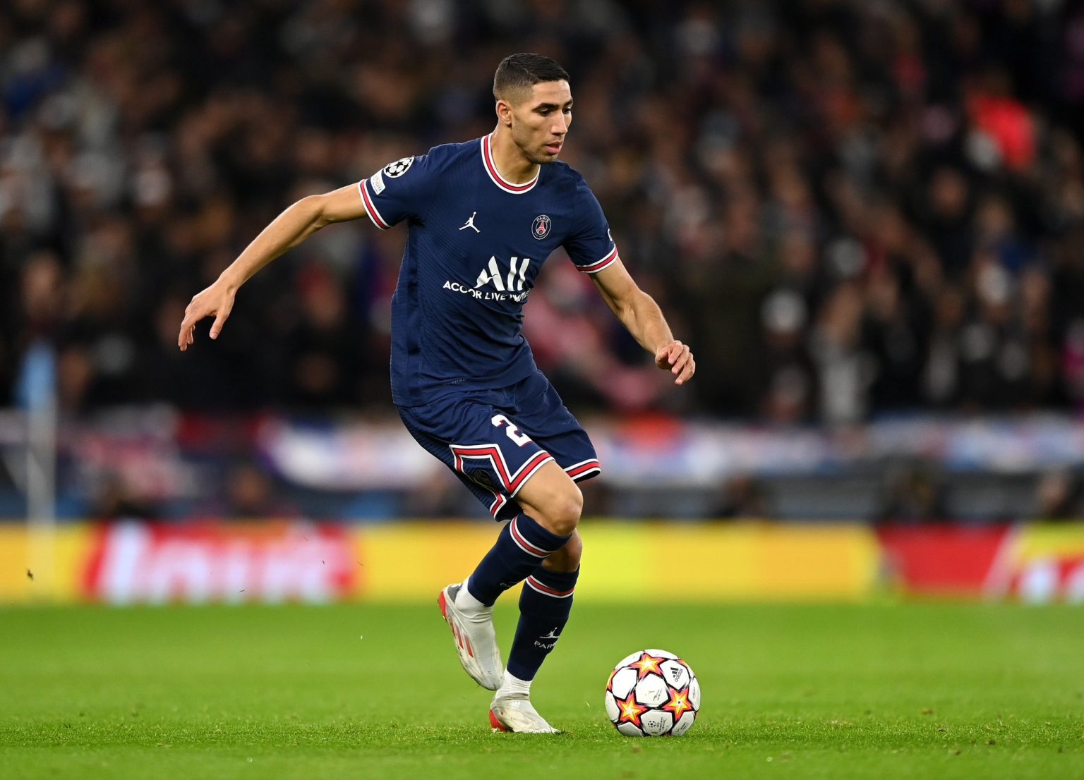 I got the reward for my works - Hakimi reacts after beating Lookman to ...